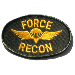 Force Recon oval Sub'd. - Military Patches & Pins