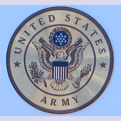 US Army Disc/Litho w/ peel off backing - Military Patches & Pins