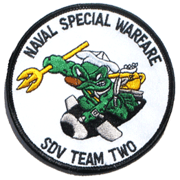 US Navy Naval Special Warfare SDV Team 2 (NSW) - Military Patches & Pins