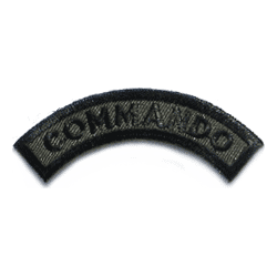 Commando Tab Sub'd. - Military Patches & Pins