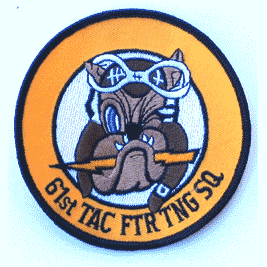 61st Tactical Fighter Squadron - Military Patches & Pins