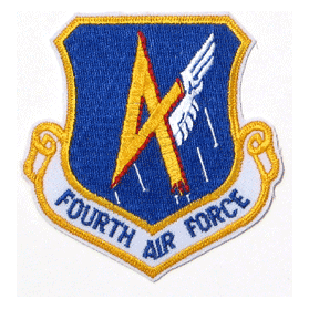 Fourth Air Force - Military Patches & Pins