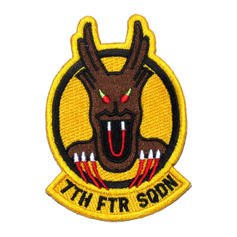 7th Fighter Squadron - Military Patches & Pins