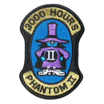 Phantom II 3000 Hours - Military Patches & Pins