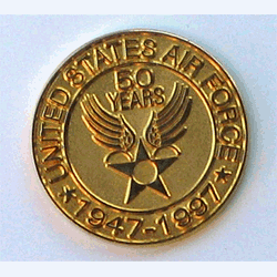 USAF Coin/50 years - Military Patches & Pins